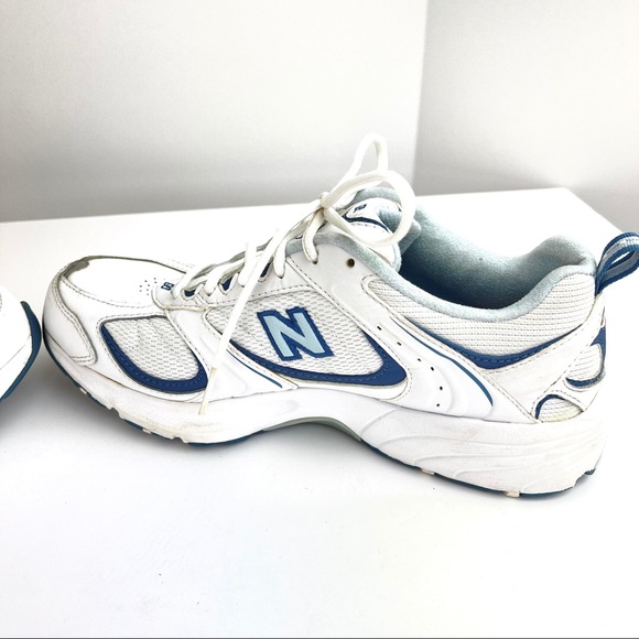 New Balance | Shoes | New Balance 557 White Leather Walking Pink Ribbon ...